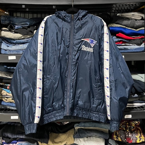 NFL | Jackets & Coats | Vintage New England Patriots Puffer Jacket Mens ...